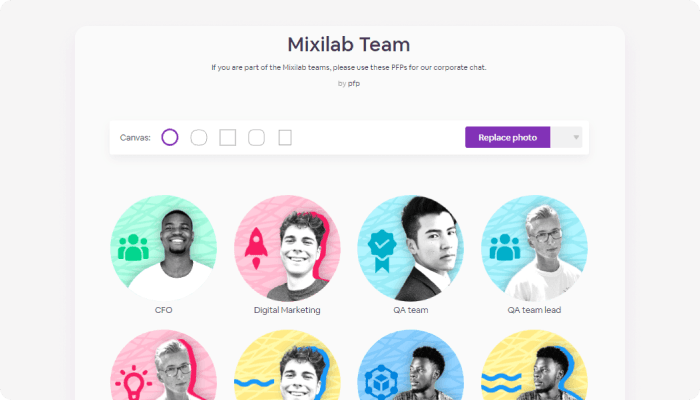 picofme.io | Branded Profile Pictures for Corporate Chats